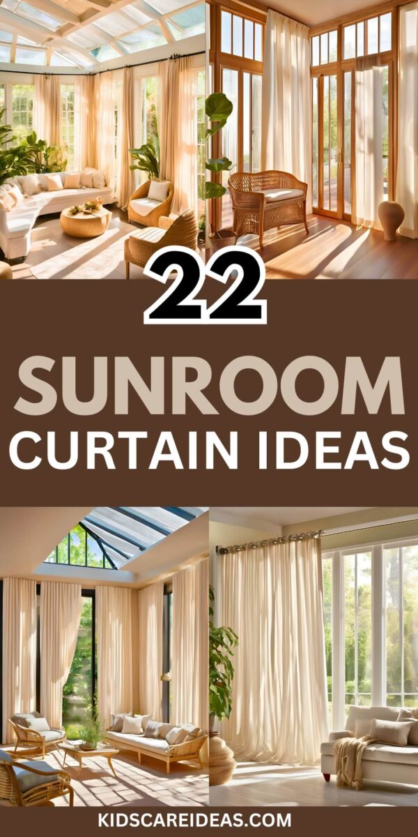 22 Sunroom Curtain Ideas to Brighten Up Your Space