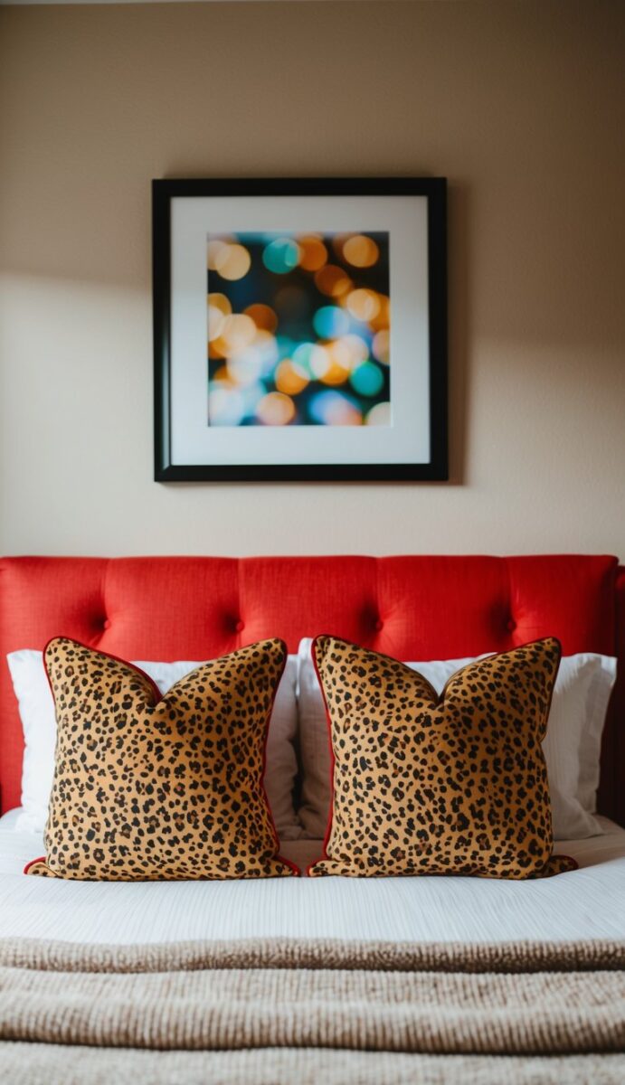 22 Red and Cheetah Bedroom Ideas for a Bold and Fun Makeover