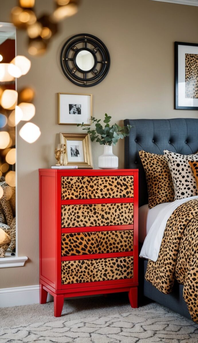 22 Red and Cheetah Bedroom Ideas for a Bold and Fun Makeover