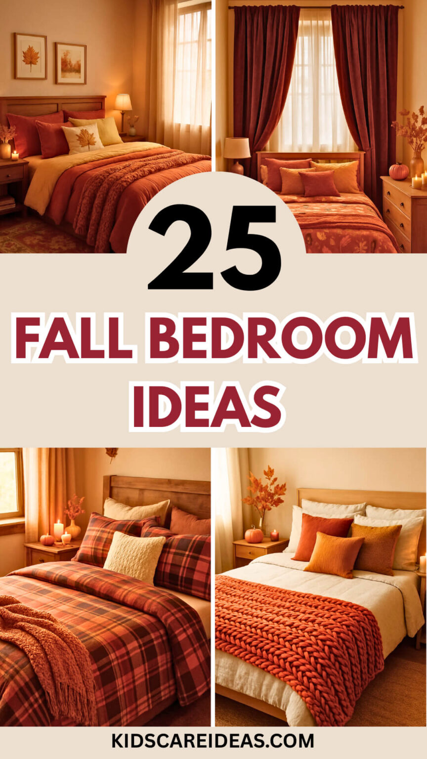 Warm Seasonal Style Shines in 25 Cozy Fall Bedroom Ideas