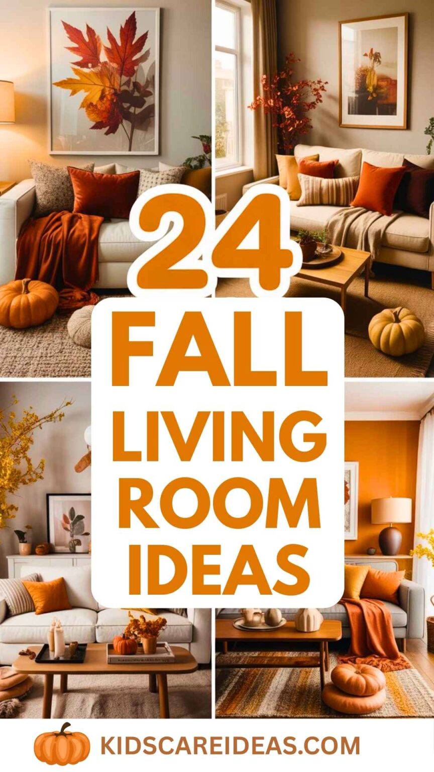 Fall Living Room Decor Ideas: 24 Ways to Warm Up Your Space