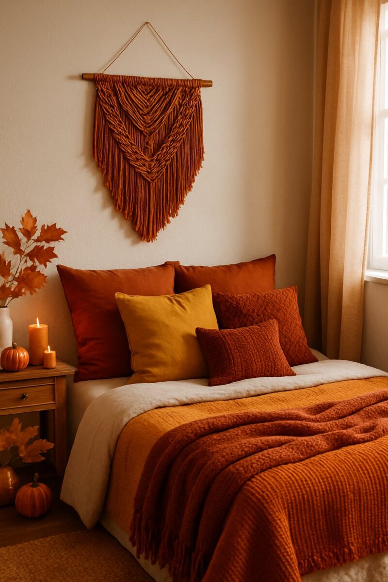 Bring Autumn Vibes Home with 27 Cozy Fall Bedroom Ideas