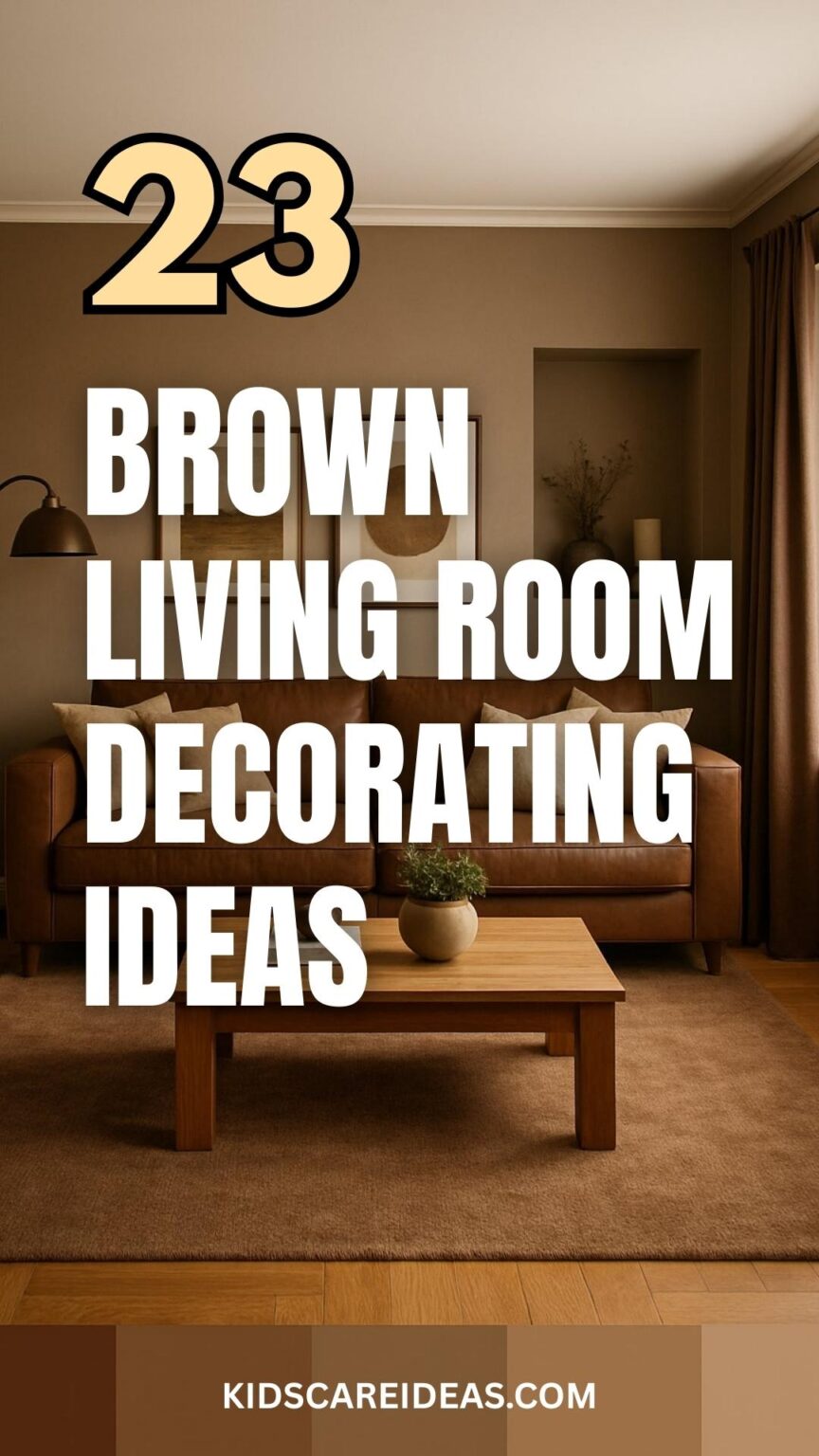 Brown Living Room Decorating Ideas: 23 Stylish Looks to Try