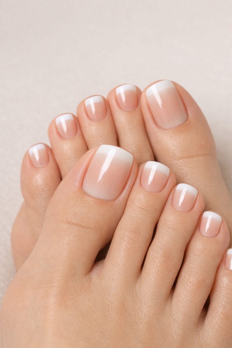 French Tip Toe Nail Ideas: 18 Stylish and Creative Designs